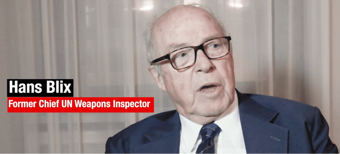 Lost Connection (Hans Blix, former Chief UN Weapons Inspector) - IGA ...